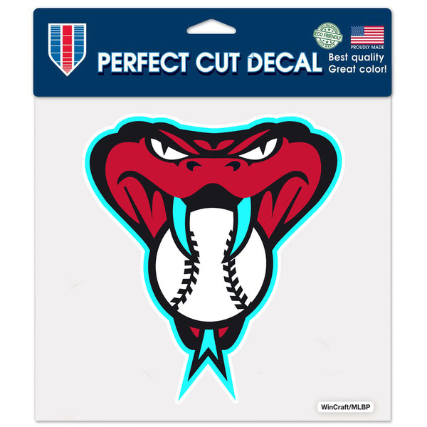 MLB Arizona Diamondbacks WinCraft 8" x 8" Snakehead Decal - Just Sports