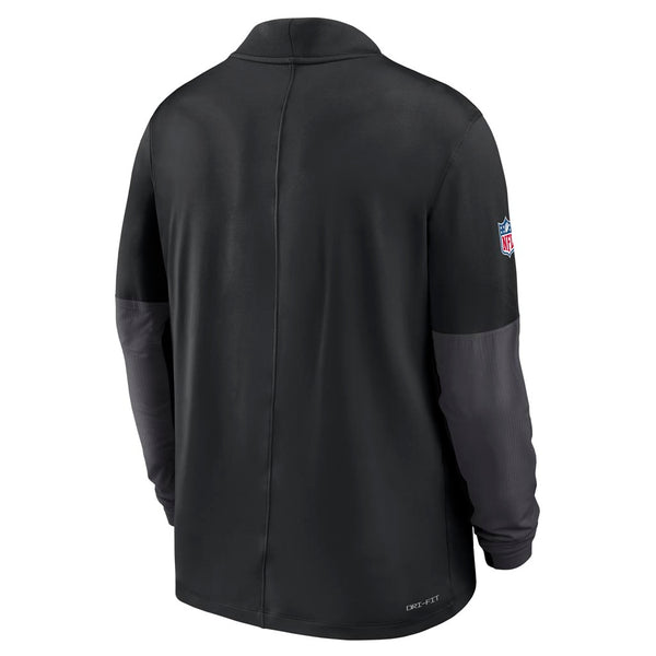NFL Pittsburgh Steelers Nike 2025 Sideline Half-Zip Pullover Top - Bla ...