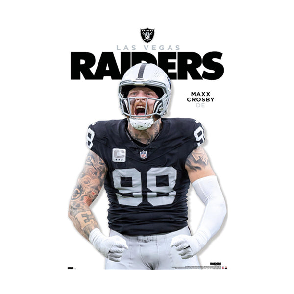 NFL Las Vegas Raiders Maxx Crosby Trends Flex Poster - Just Sports