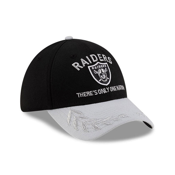 NFL Las Vegas Raiders New Era 2025 Draft 39THIRTY Flex Fit Hat - Black ...