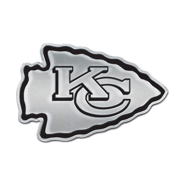 NFL Kansas City Chiefs WinCraft Chrome Auto Emblem - Just Sports