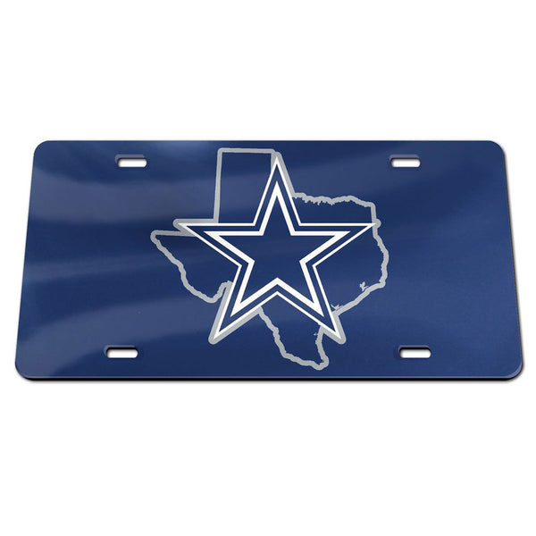 NFL Dallas Cowboys WinCraft State Acrylic License Plate - Just Sports
