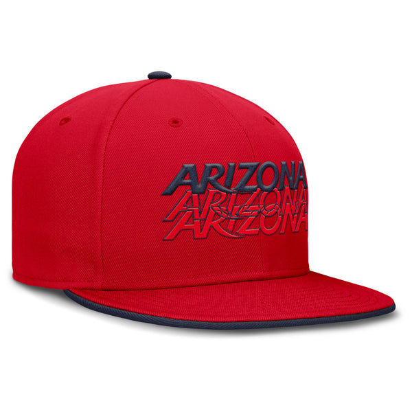 NCAA Arizona Wildcats Nike Repeat Outline Script Fitted Hat - Red ...