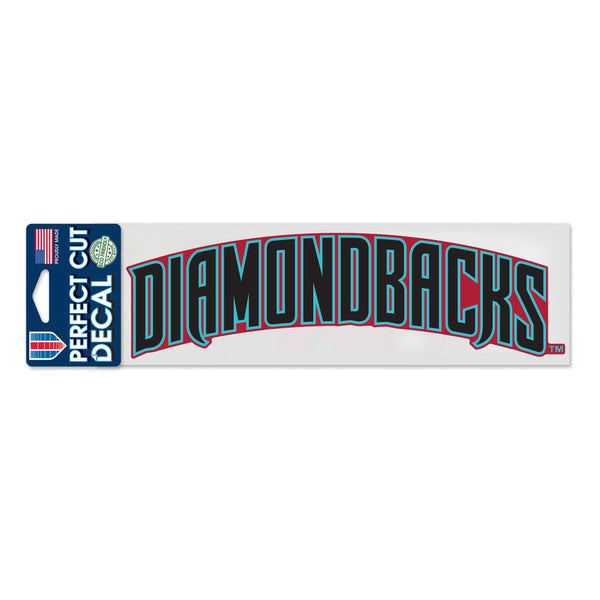 MLB Arizona Diamondbacks WinCraft 3" x 10" Wordmark Decal - Just Sports