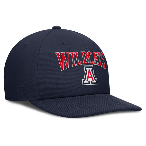 NCAA Arizona Wildcats Nike Wildcat Script Logo Snapback Hat - Navy ...