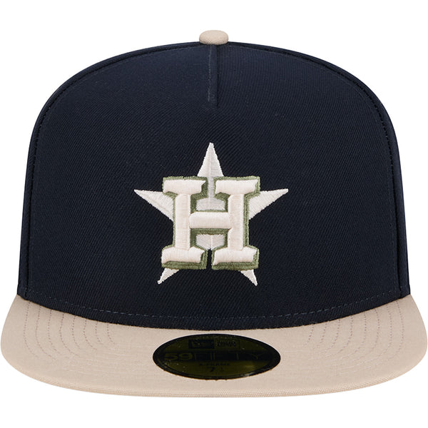 MLB Houston Astros New Era Canvas A-Frame 59FIFTY Fitted - Just Sports