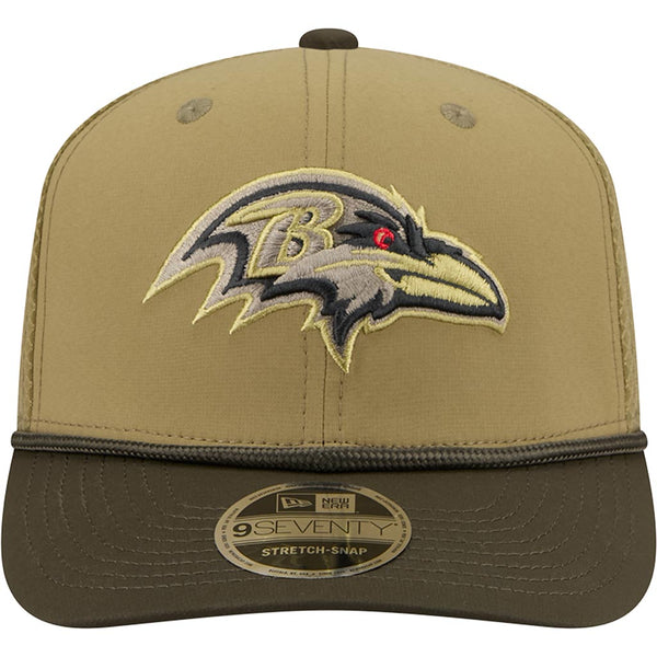 NFL Baltimore Ravens New Era 2025 Salute to Service 9SEVENTY Stretch-S ...