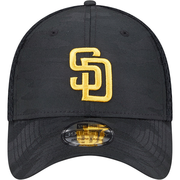 MLB San Diego Padres New Era Black Camo 39THIRTY Flex Fit Hat - Black ...