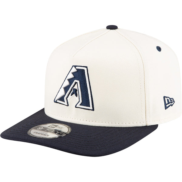 MLB Arizona Diamondbacks New Era Chrome/Navy A-Frame 9FIFTY Snapback ...
