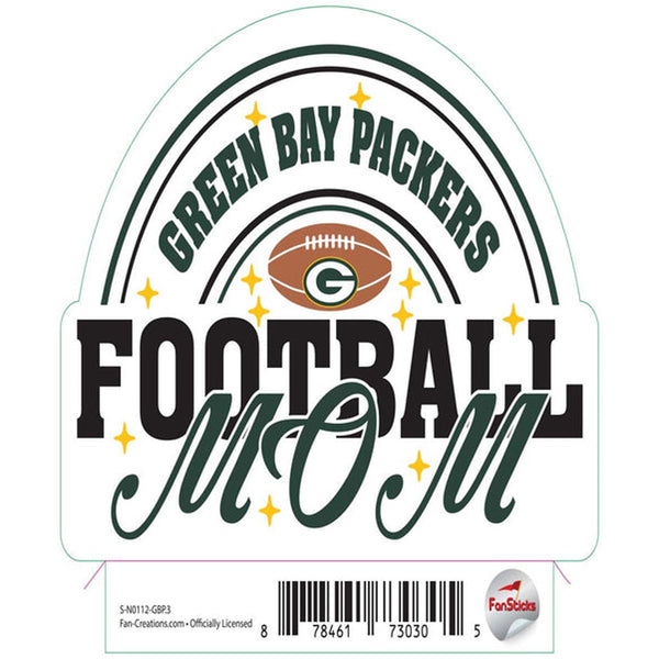 NFL Green Bay Packers Fan Creations Mom Sticker - Just Sports