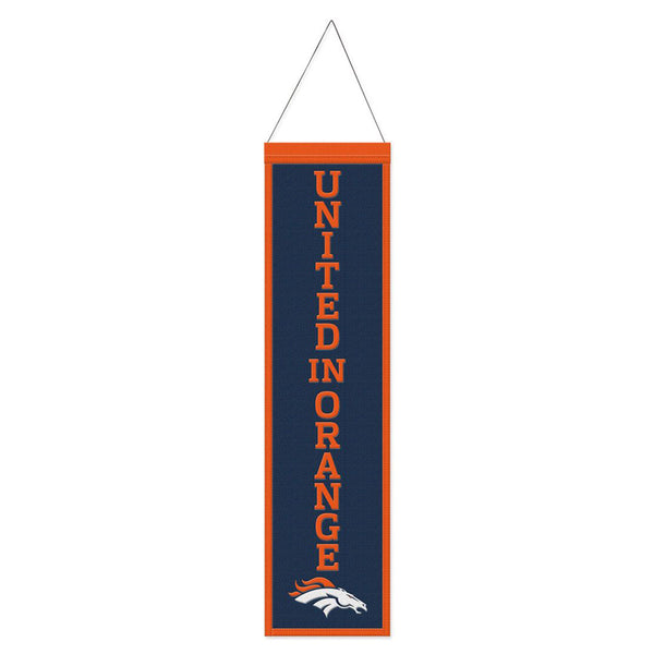 NFL Denver Broncos WinCraft Slogan Wool Banner - Just Sports