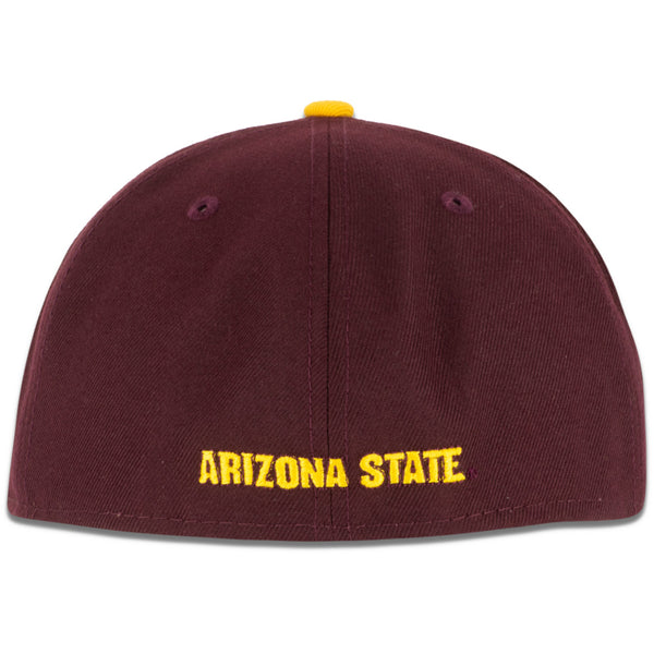 NCAA Arizona State Sun Devils New Era Two-Tone Script 59FIFTY Fitted H ...