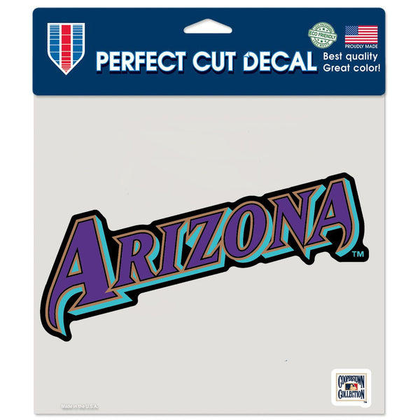 MLB Arizona Diamondbacks WinCraft 8" x 8" Wordmark Decal - Just Sports
