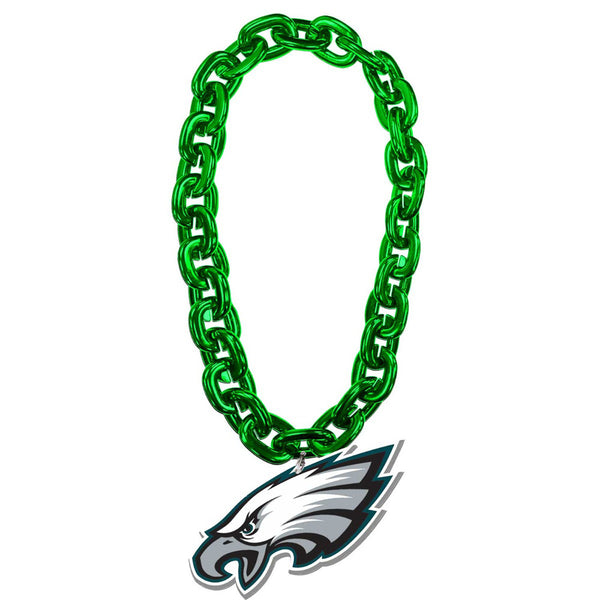 NFL Philadelphia Eagles Aminco Large Fan Chain Necklace - Just Sports