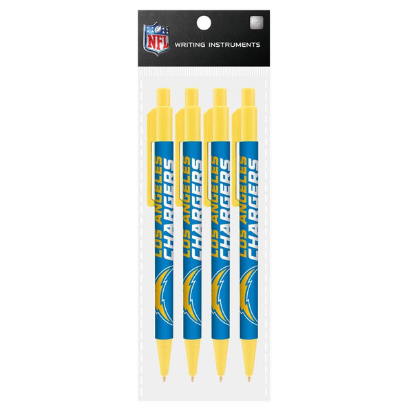 NFL Los Angeles Chargers Mojo 4-Pack Retractable Pens - Just Sports