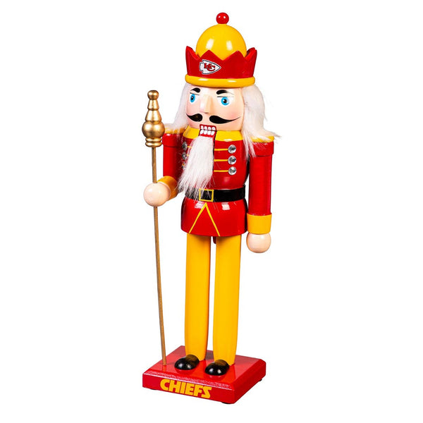 NFL Kansas City Chiefs Evergreen 12" Nutcracker - Just Sports