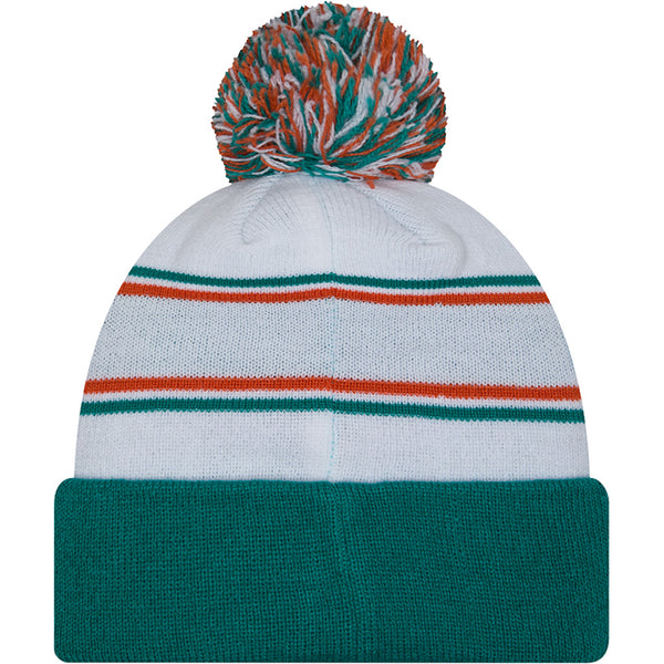 NFL Miami Dolphins New Era 2024 Banded Knit Hat - White - Just Sports