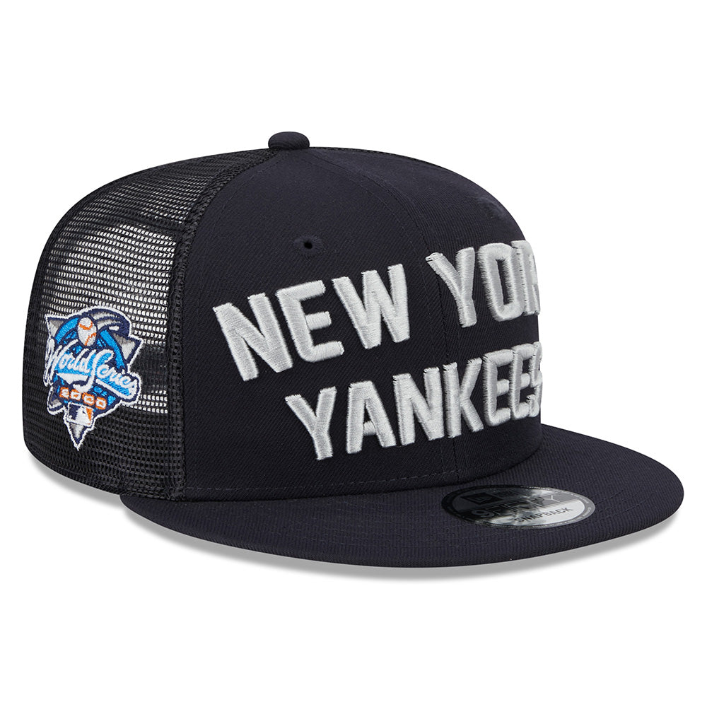 MLB New York Yankees New Era Stacked 9FIFTY Trucker Snapback - Just Sports