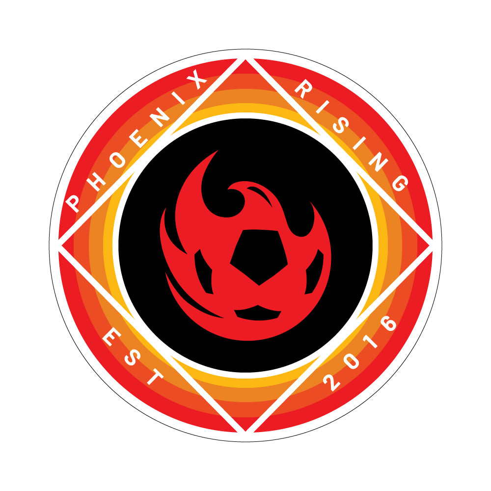 Phoenix Rising 2.5" Established Circle Sticker - Just Sports