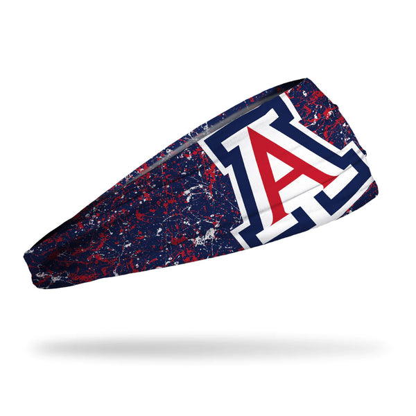 Arizona Wildcats JUNK Brands Oversized Splatter Headband - Just Sports